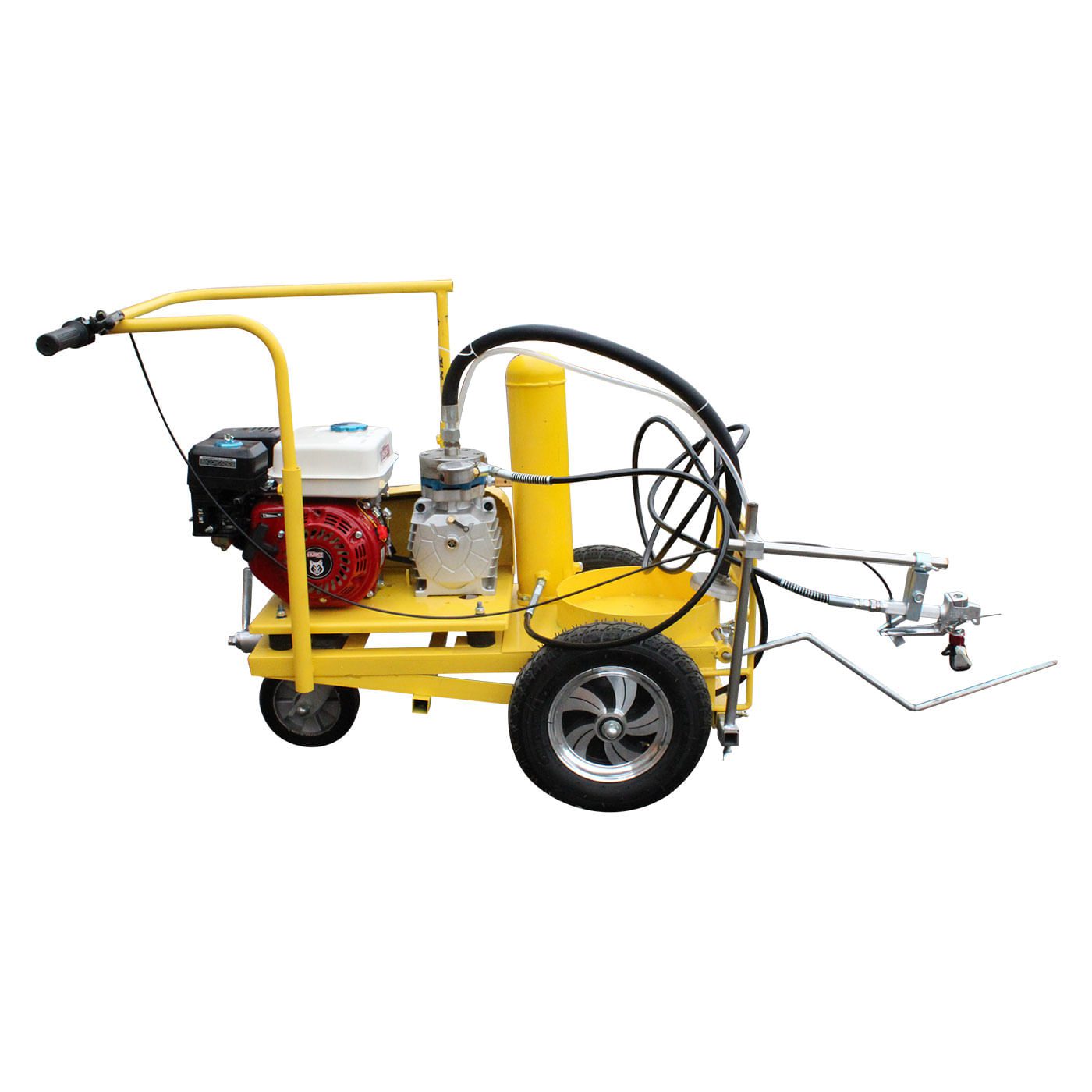 Maquina Pinta Rayas Con Motor a Gasolina 4 Tiempos 6.5 Hp Husky Power ...